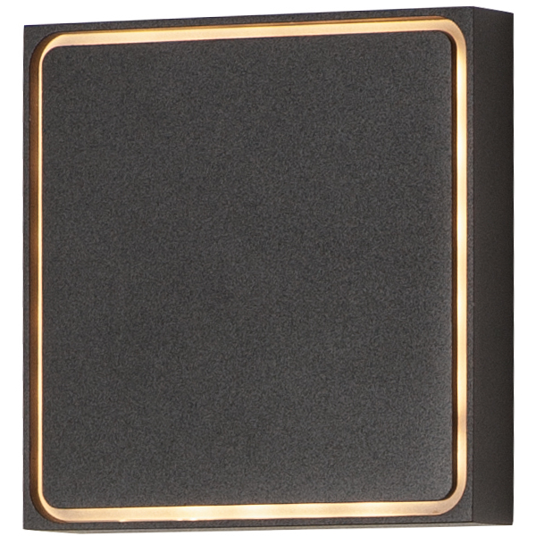 ET2 E41329-BK Alumilux Outline LED 4.5 inch Black Outdoor Wall Sconce