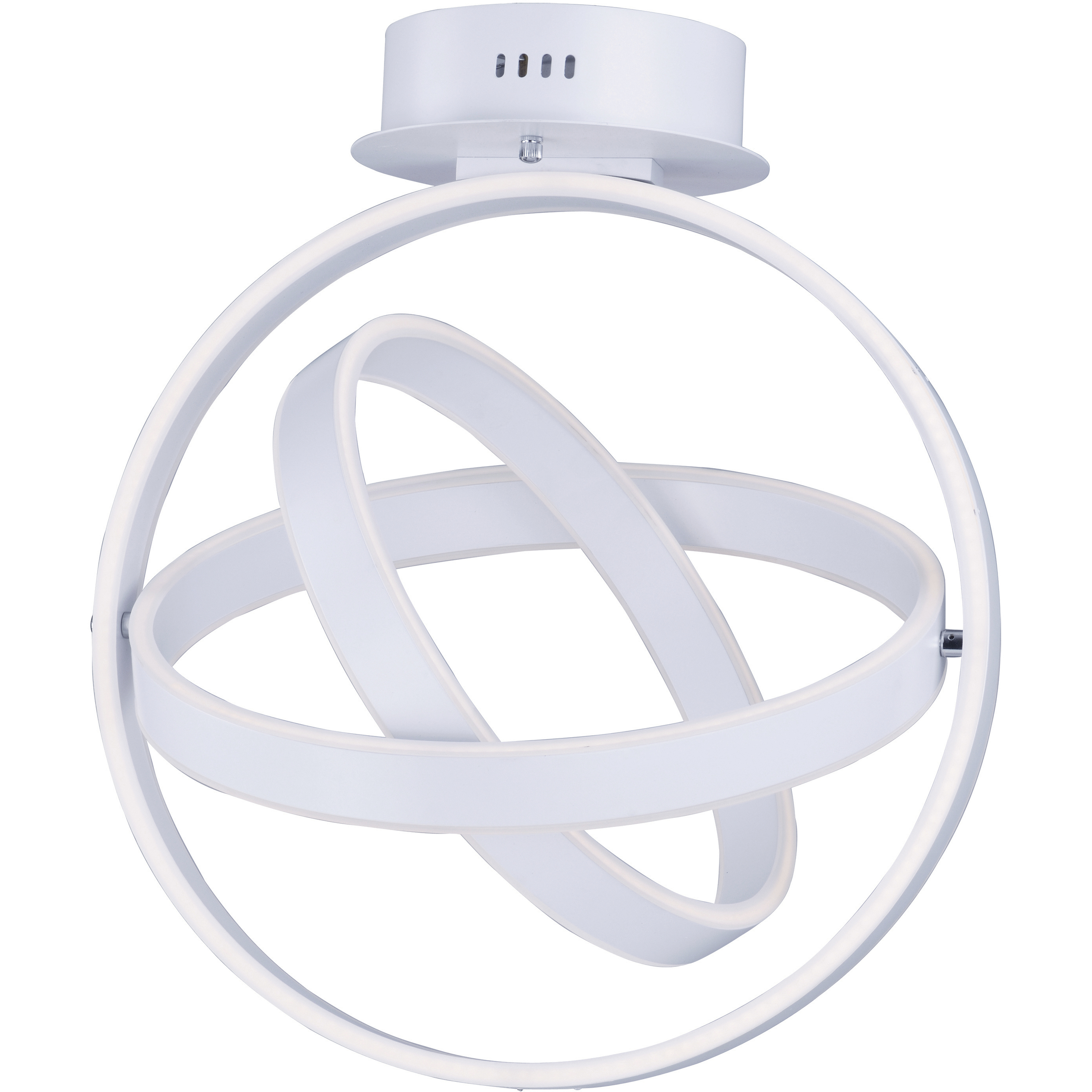 ET2 E24580-MW Gyro LED LED 18 inch Matte White Flush Mount Ceiling Light