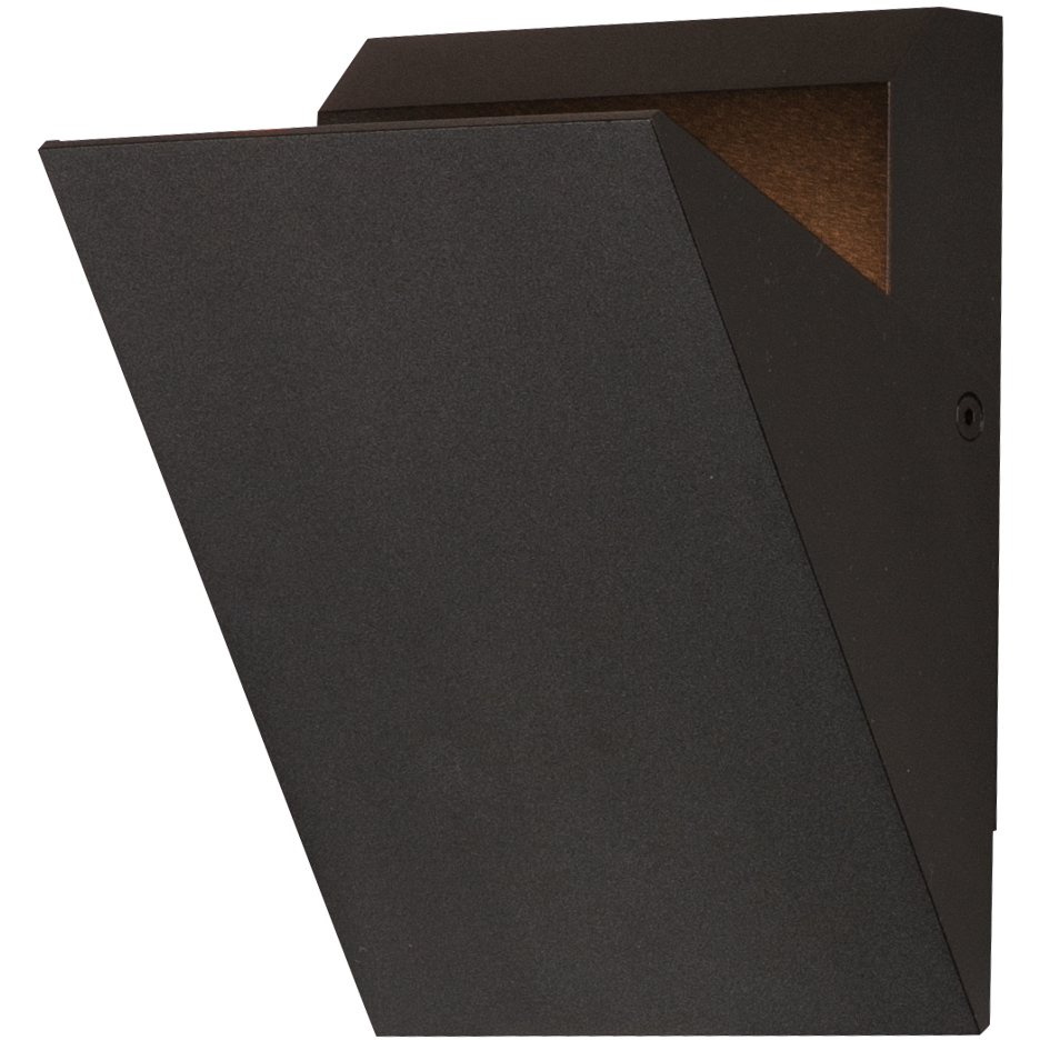 ET2 E41333-BK Alumilux Tilt LED 7 inch Black Outdoor Wall Sconce