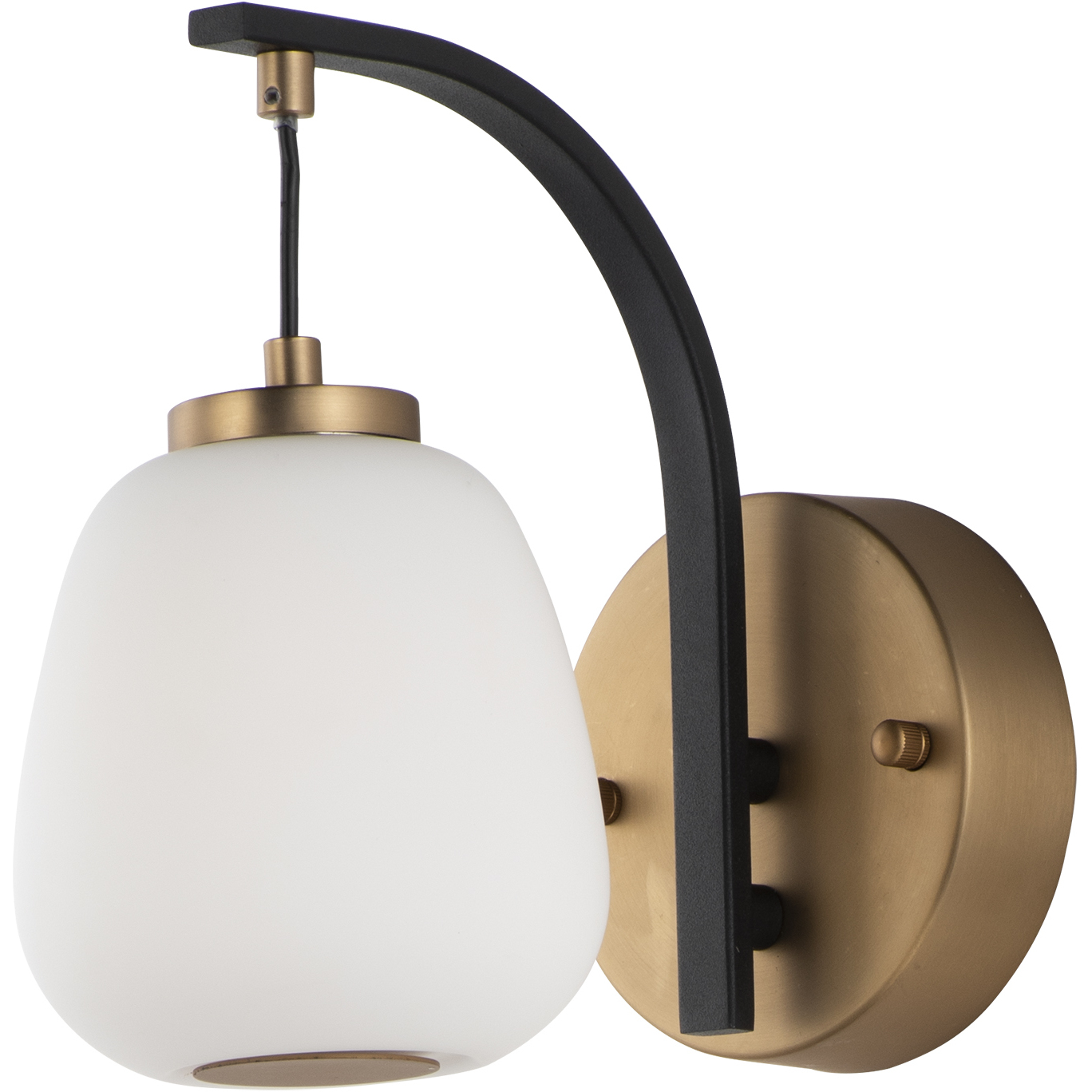 ET2 E25060-92BKGLD Soji LED 4.75 inch Black and Gold Wall Sconce Wall Light