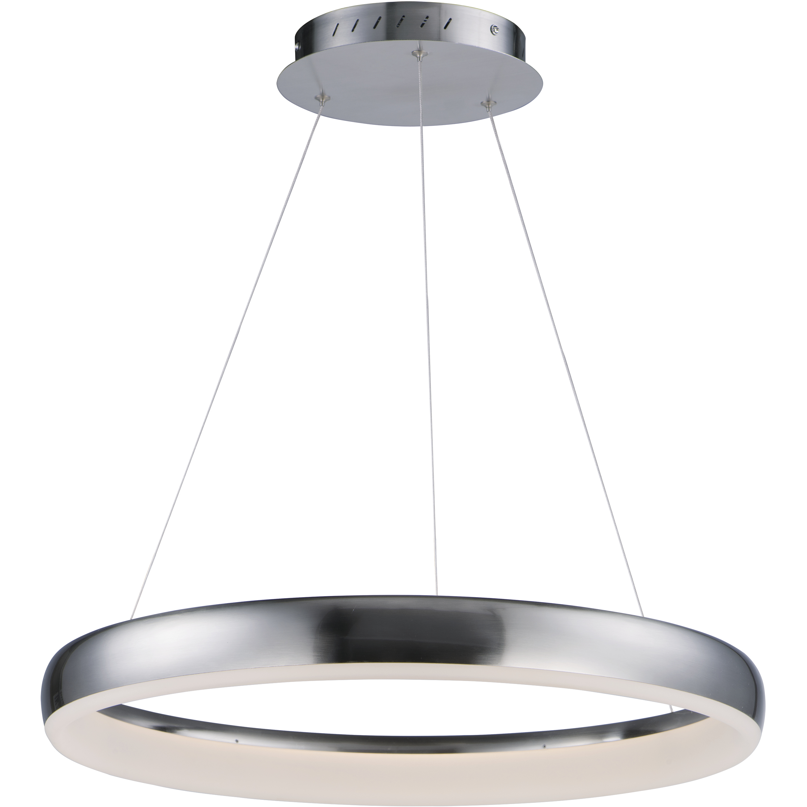 ET2 E10030-SN Innertube LED 23.5 inch Satin Nickel Single Pendant Ceiling Light