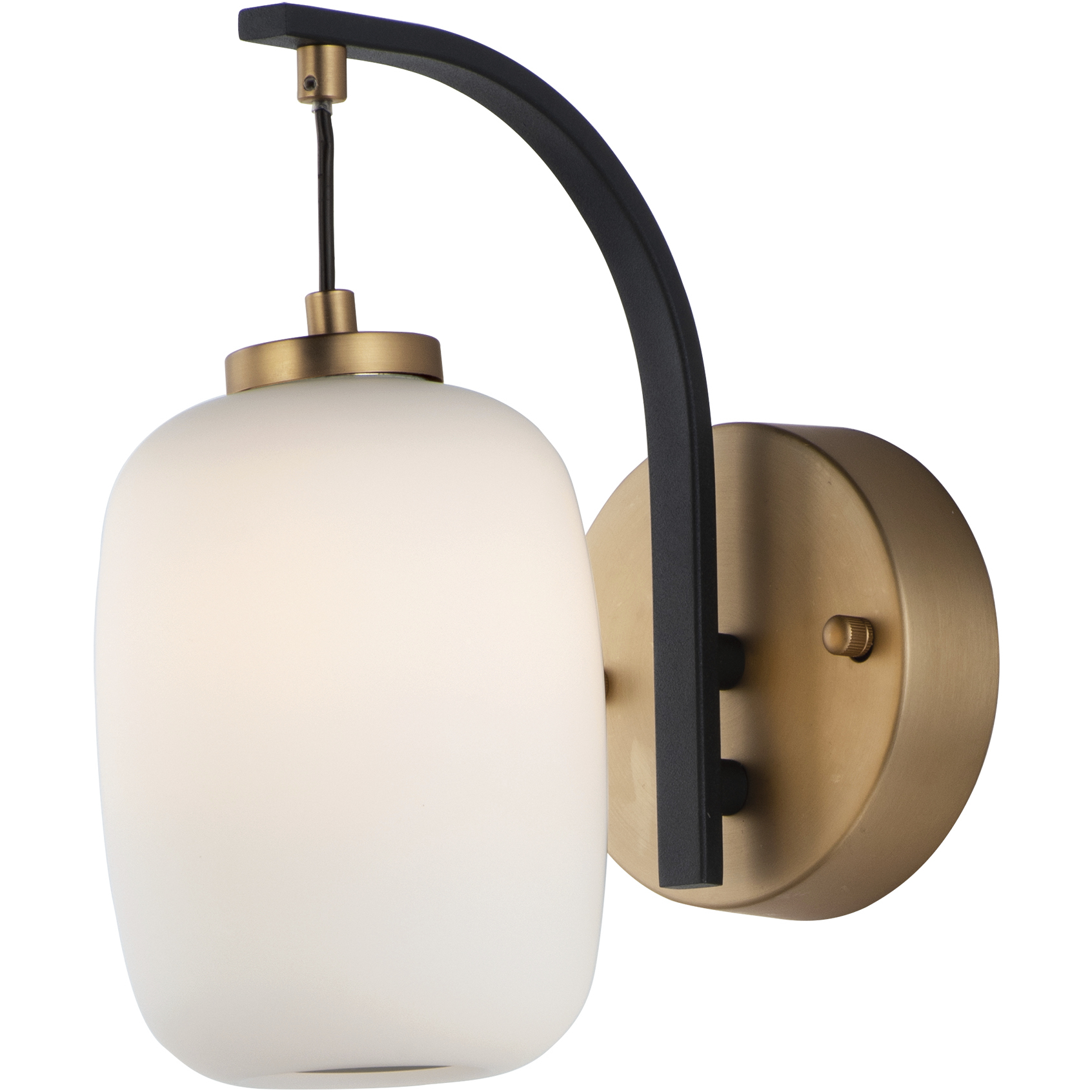 ET2 E25061-92BKGLD Soji LED 4.75 inch Black and Gold Wall Sconce Wall Light