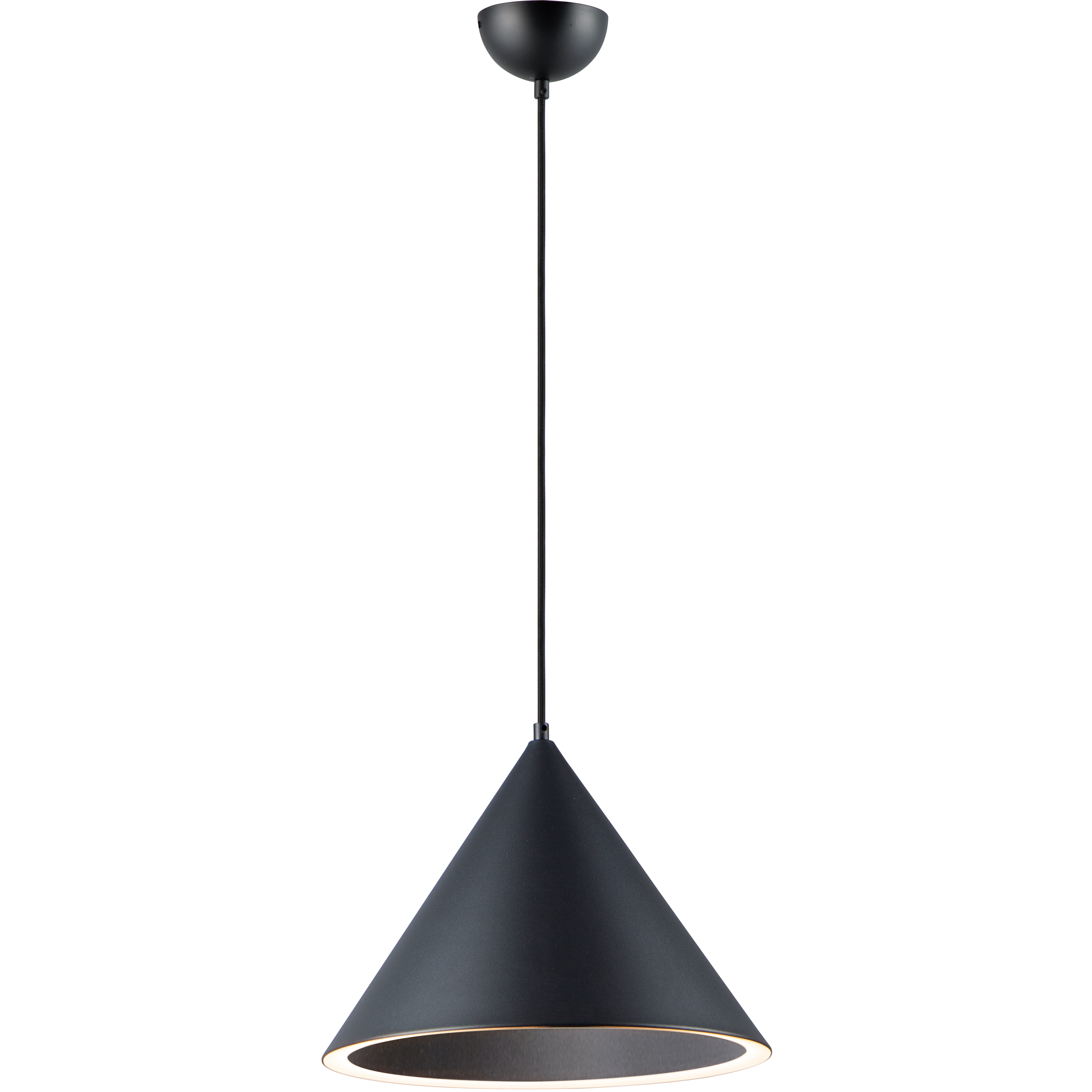 ET2 E20086-BK Abyss LED 15.75 inch Black Single Pendant Ceiling Light